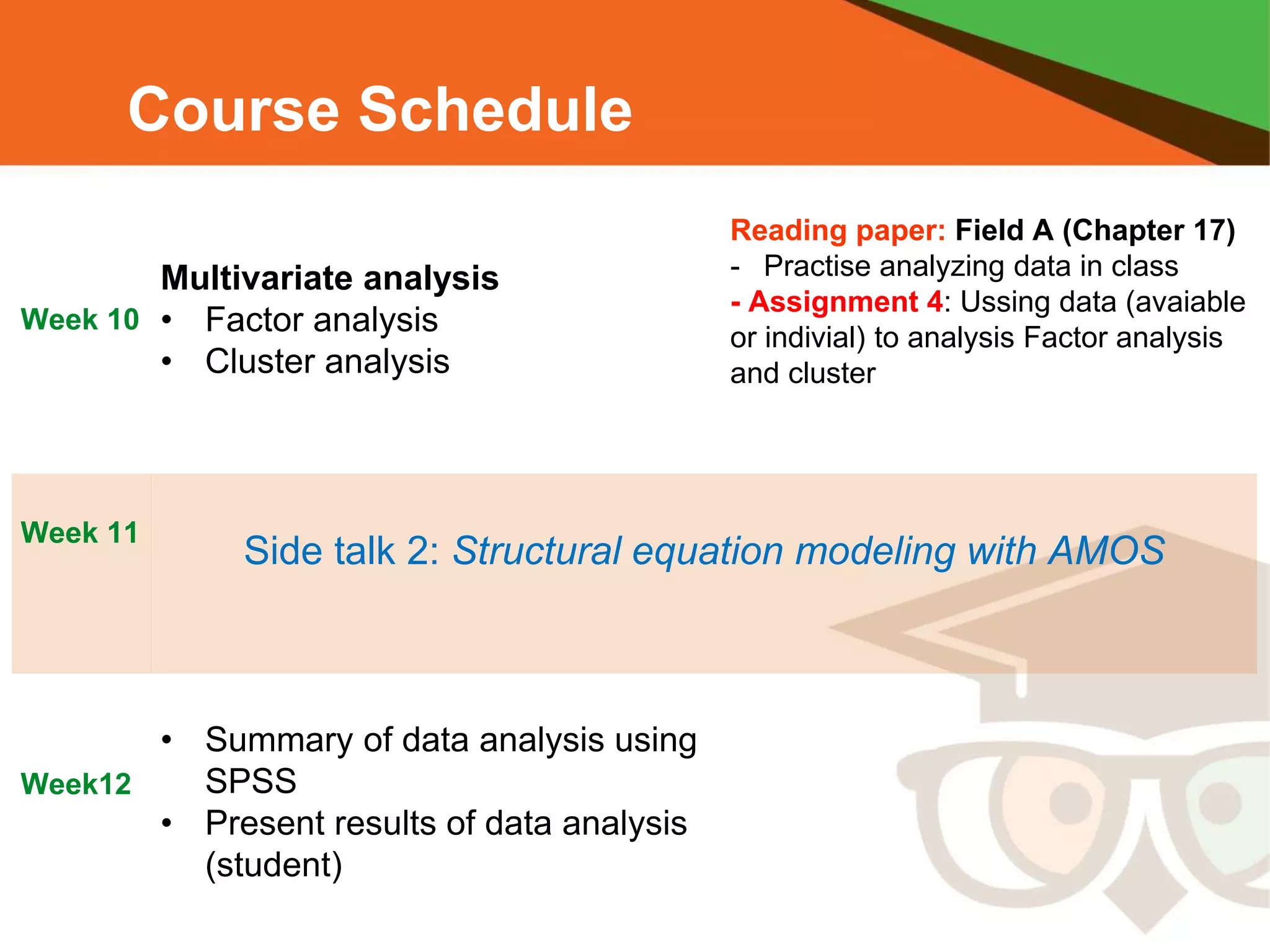 Data analysis course | PPTX