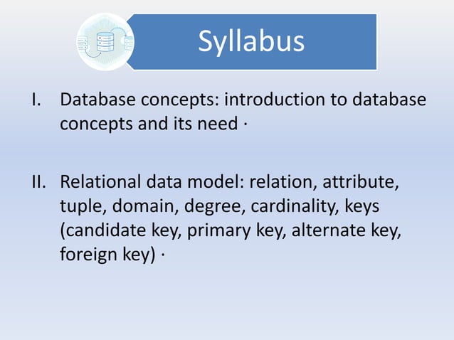 Syllabus Database Management.pptx Syllabus Database Management.pptx