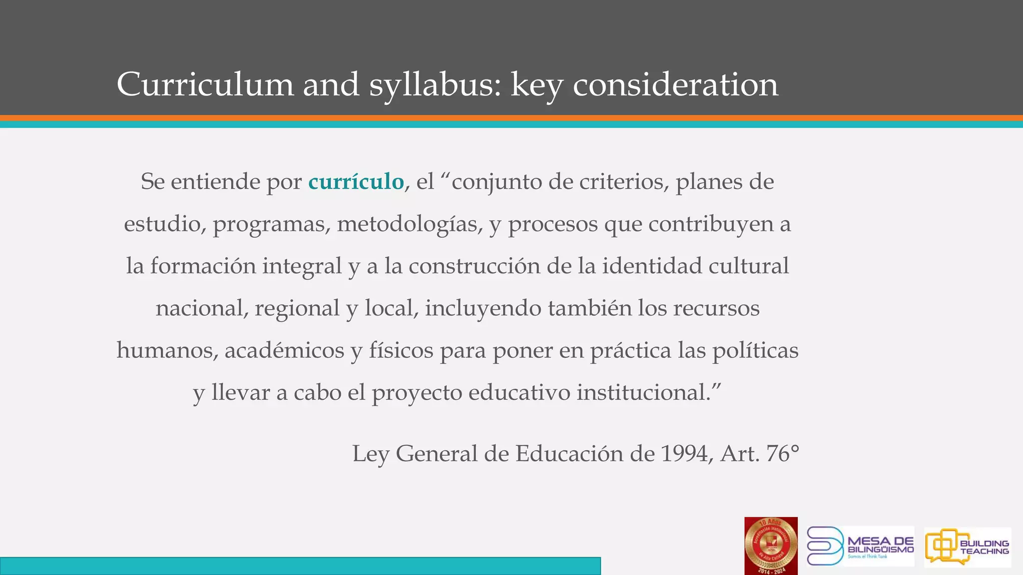 Syllabus design and lesson planning (building teaching) | PPTX