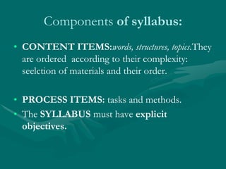 Syllabus design, penny ur | PPT