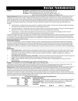 Syllabus design spring2011 | DOC