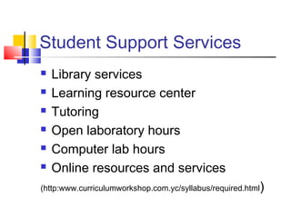 Syllabus development power point | PPT