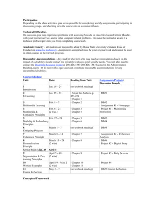 Syllabus edtech 513 | PDF