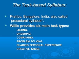 Syllabuses and coursebooks | PPT