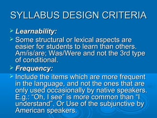 Syllabuses and coursebooks | PPT