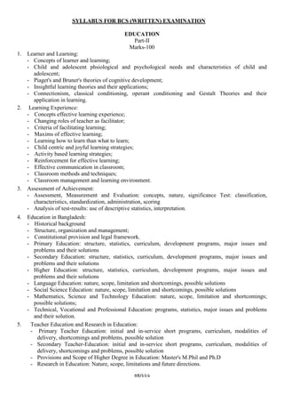 SYLLABUS FOR BCS (WRITTEN) EXAMINATION.pdf
