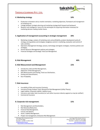 Syllabus for Strategic Mgmt | PDF