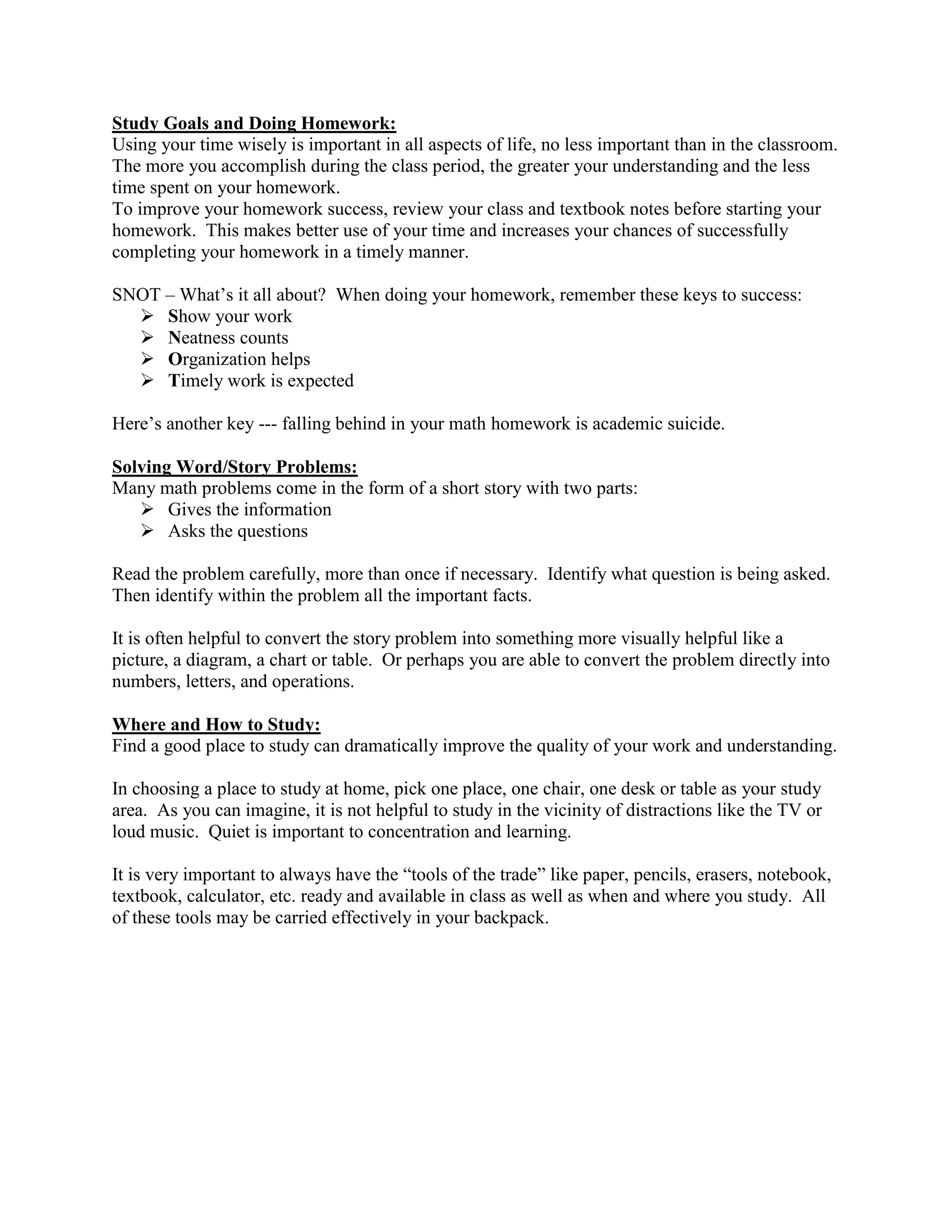 Geometry Syllabus | DOC