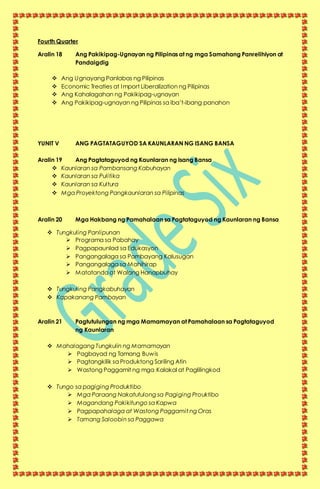 Grade Six Syllabus | PDF