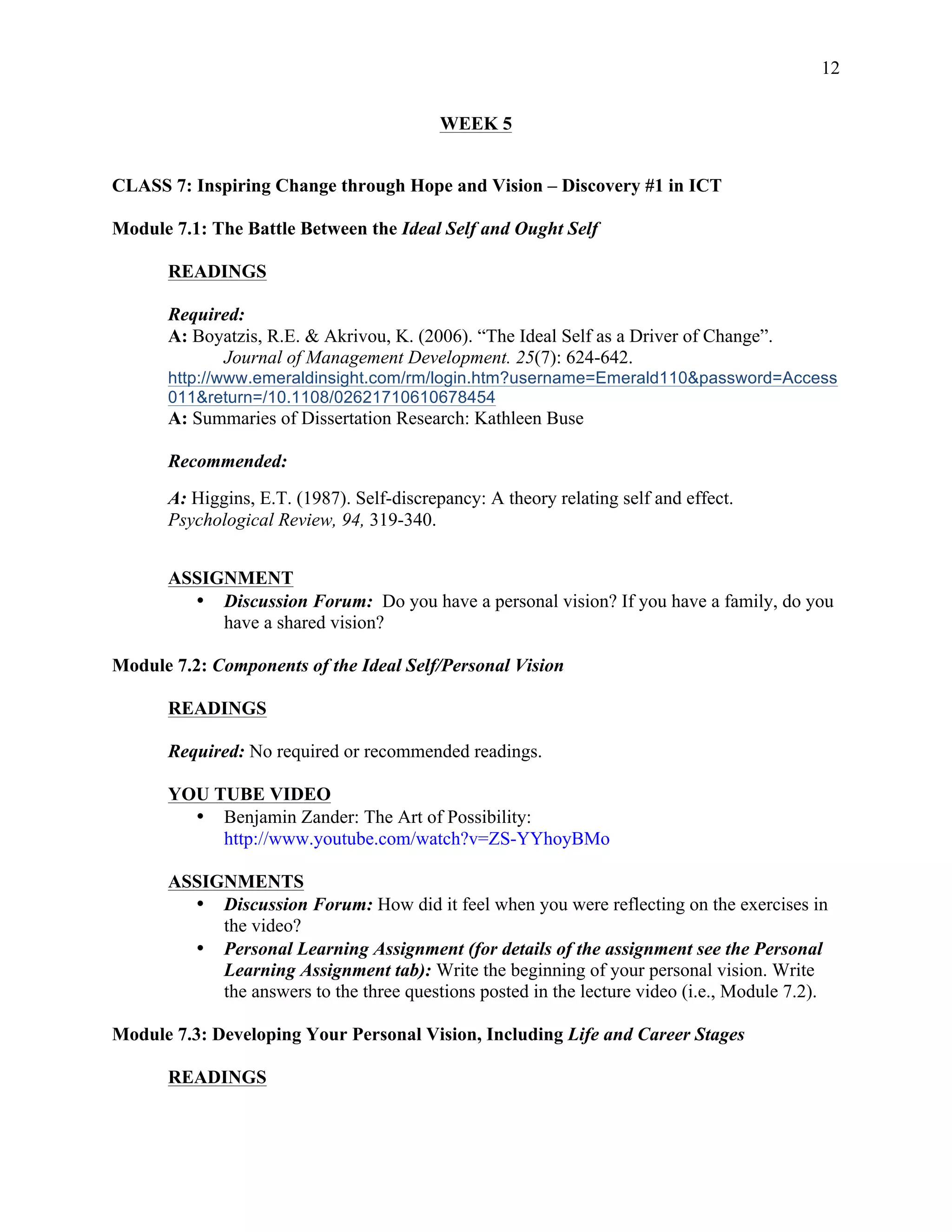 Syllabus inspiring leadership through emotional intelligence | PDF