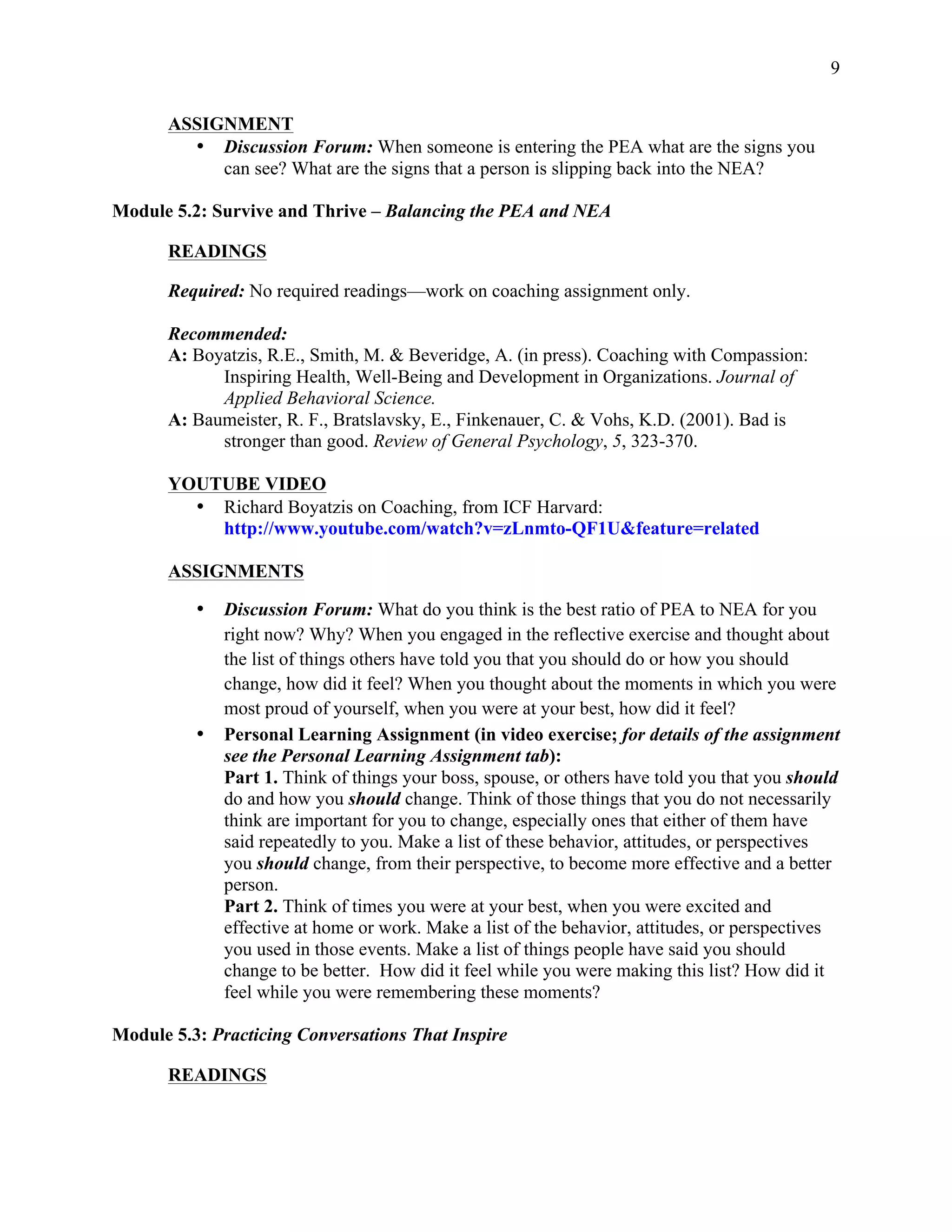 Syllabus inspiring leadership through emotional intelligence | PDF