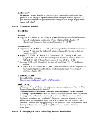 Syllabus inspiring leadership through emotional intelligence | PDF