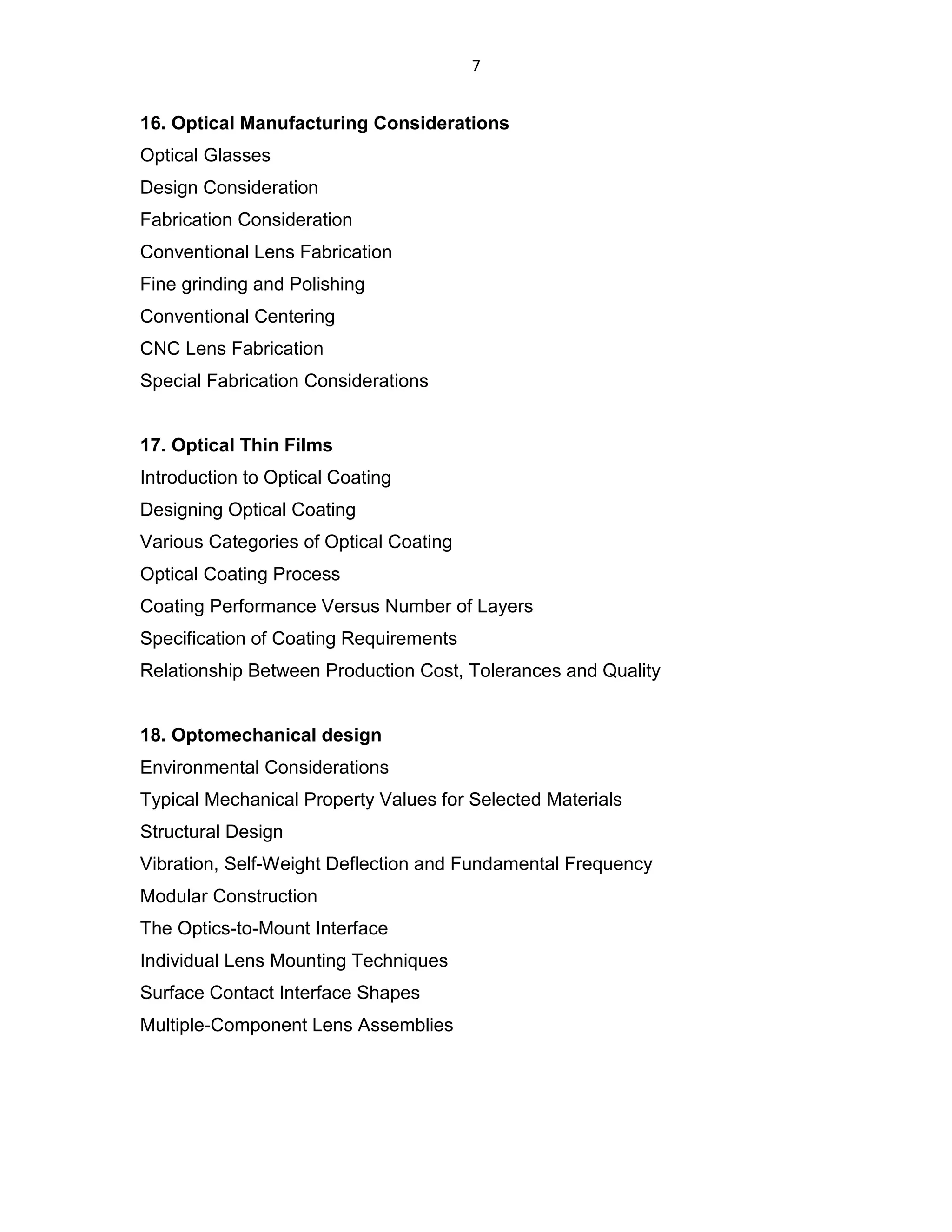 Course Design Imaging Systems in Visual Range using ZEMAX | PDF