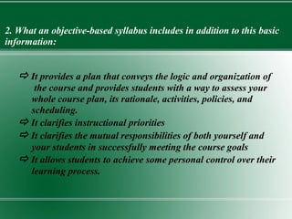 Seminar in Syllabus Making | PDF