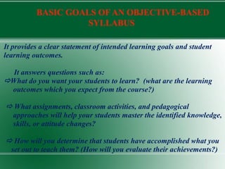 Seminar in Syllabus Making | PDF