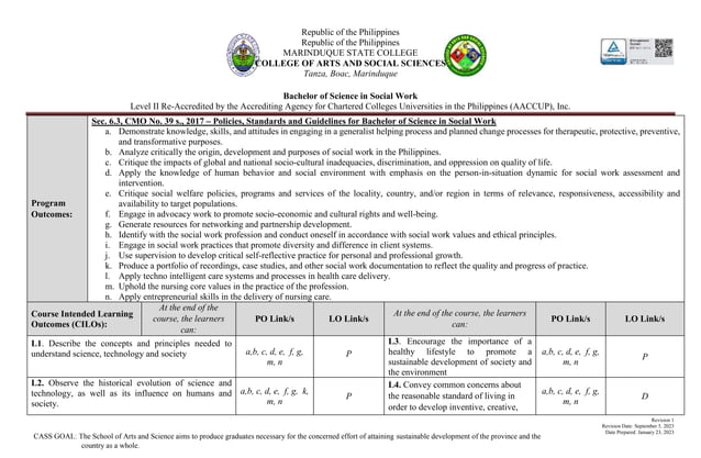 Syllabus STS 2023-1.docx | Professional School | Postgraduate Education