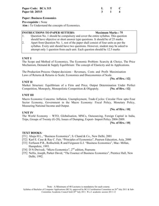 BCA GGSIPU NEW SYALLBUS | PDF