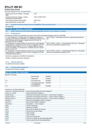 Syllit 400 sc msds | PDF
