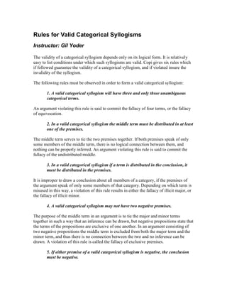 Syllogism | PDF