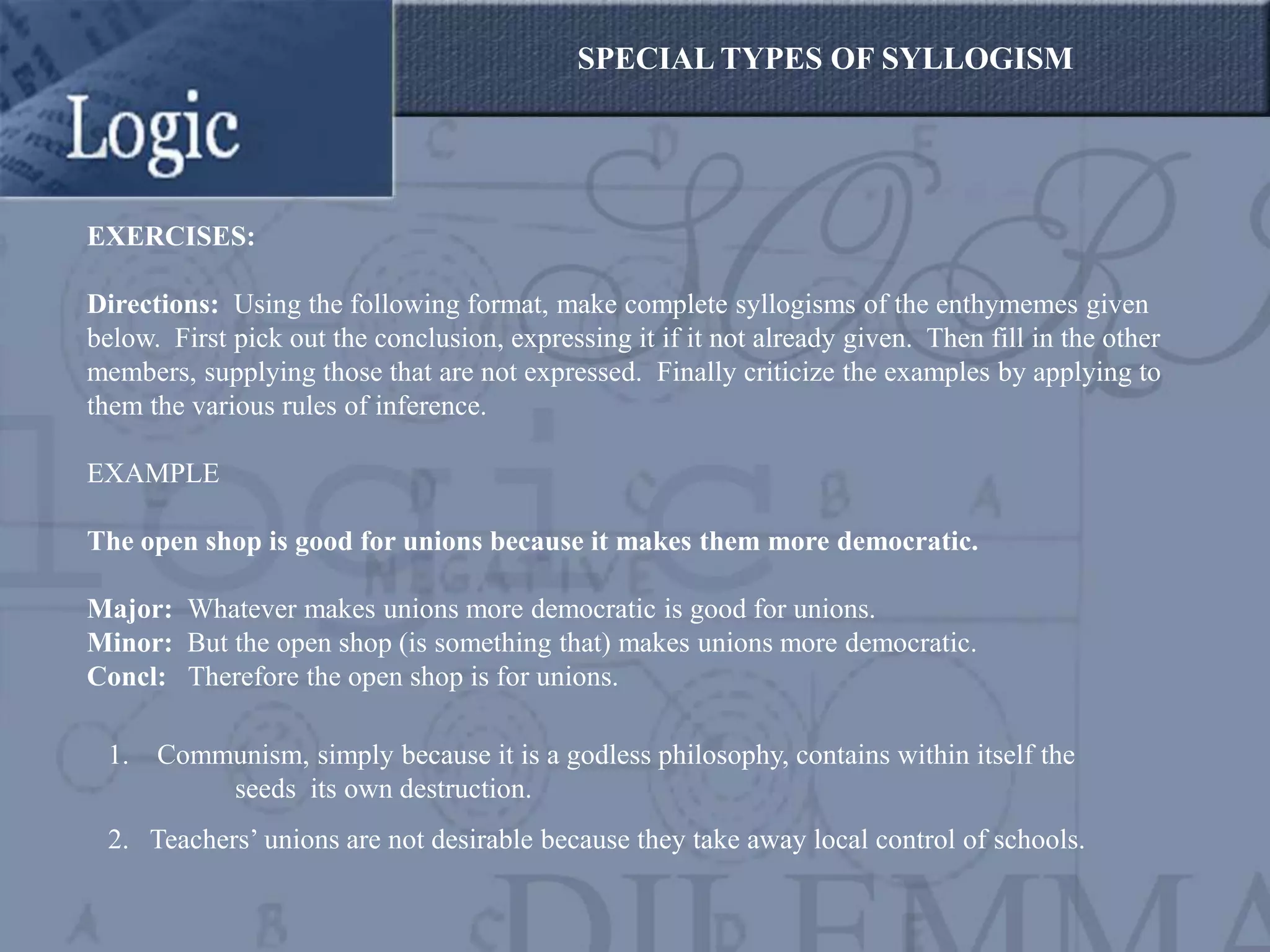 Syllogism | PPTX