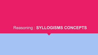 Syllogism concept | PPT