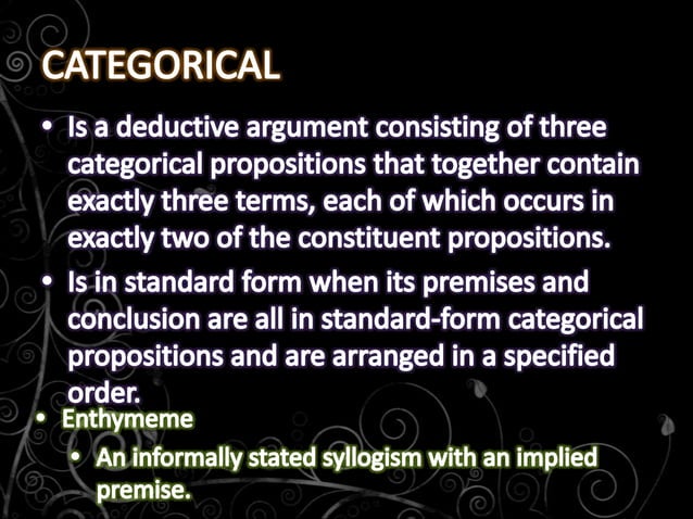 Syllogisms | PPTX