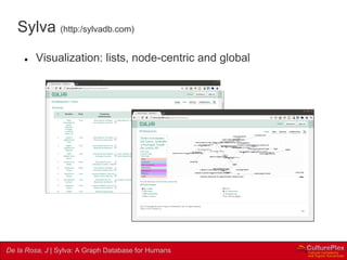 Sylva (July 2012, CulturePlex Lab) | PDF