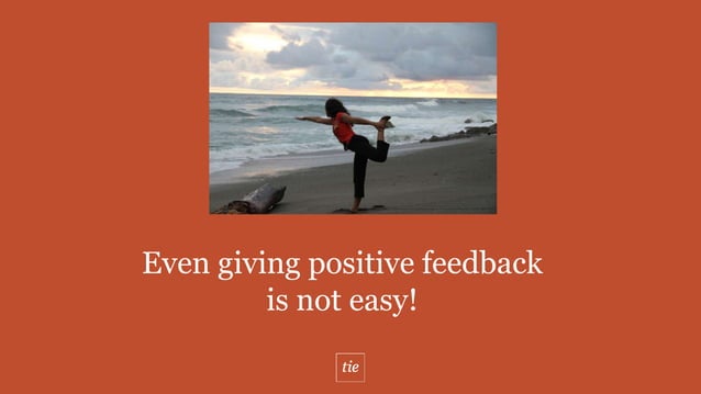 Sylvana Rochet The Art of giving Feedback BoS2016 Lightning Talk | PPT