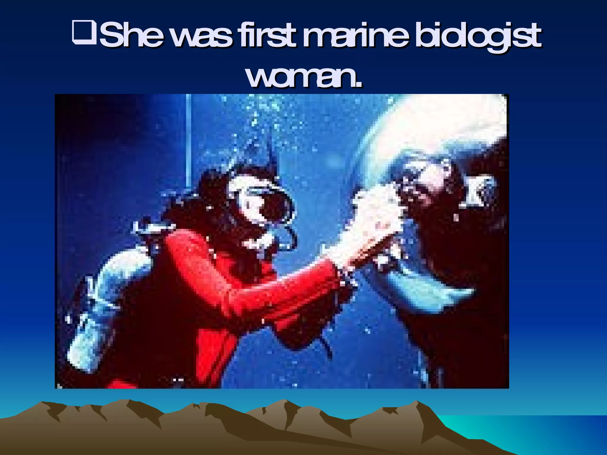 Sylvia Earle - Flavia | PPT