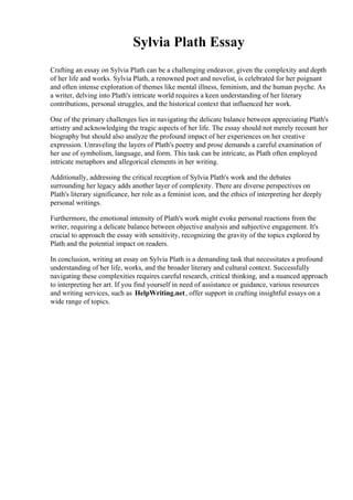 Sylvia Plath Essay.pdf