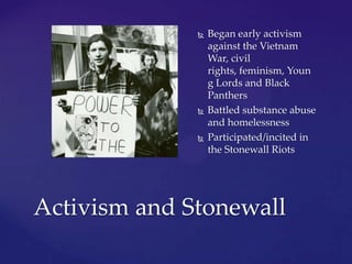 LGBTQ History: Sylvia Rivera | PPTX