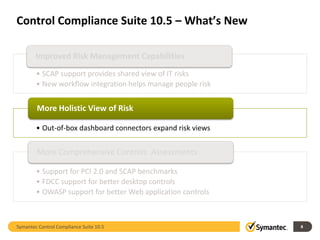 Symantec control compliance suite | PPT