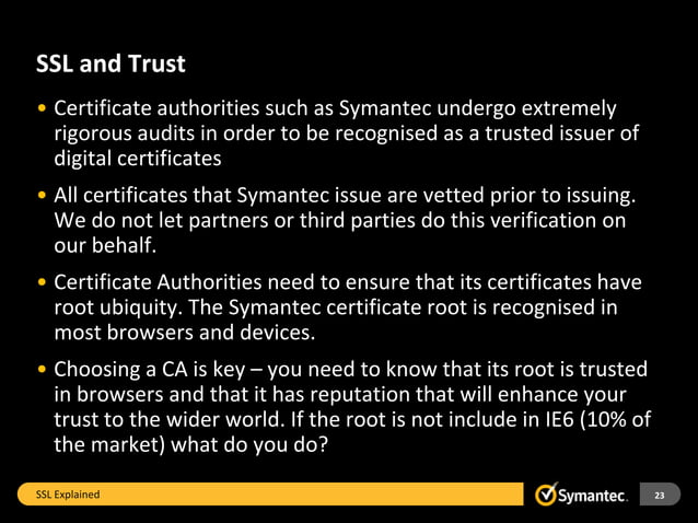 Symantec SSL Explained | PPT