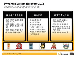 Symantec System Recovery 2011_0320 | PDF