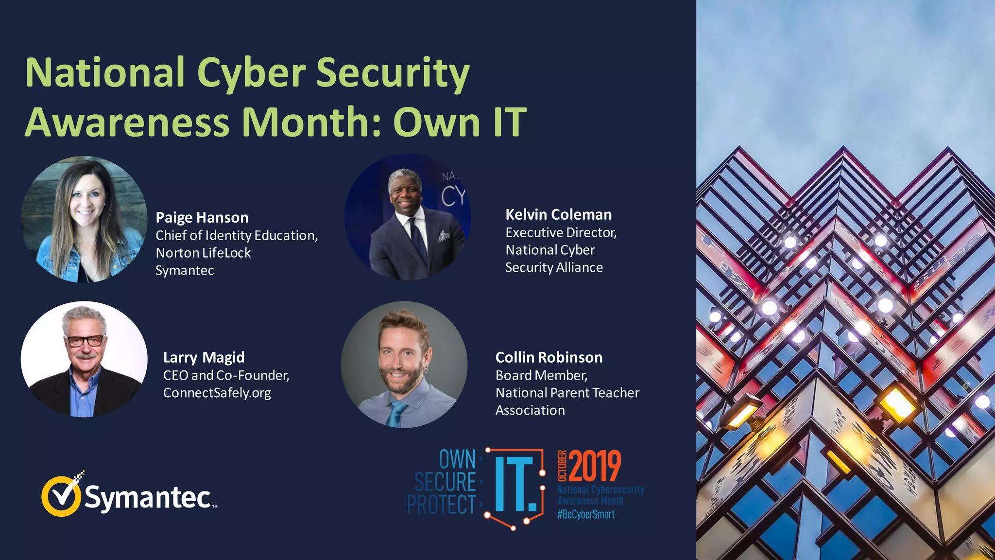 Symantec Webinar | National Cyber Security Awareness Month - Own IT | PDF