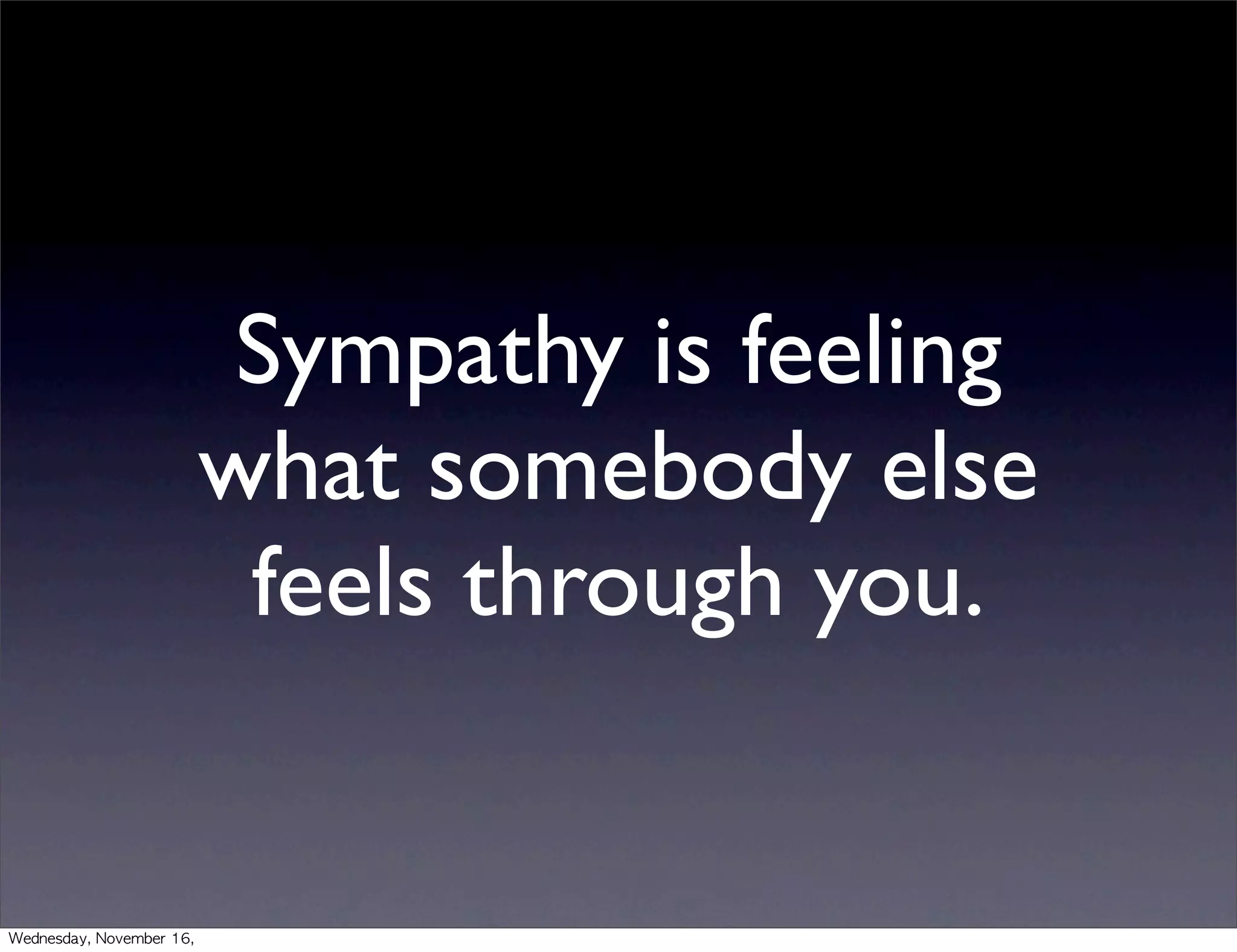 Symapathy vs.Empathy | PDF