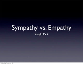 Symapathy vs.Empathy | PDF