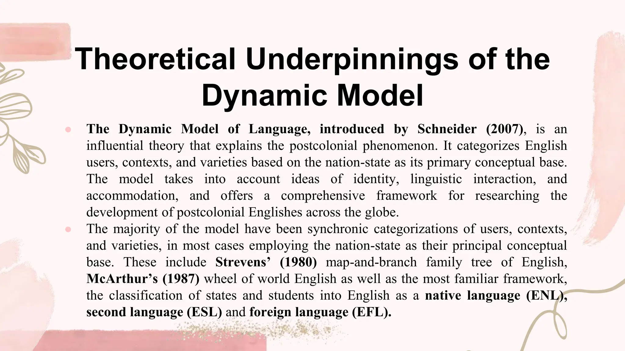 Exploring the Significance and Implications of the Dynamic Model of ...