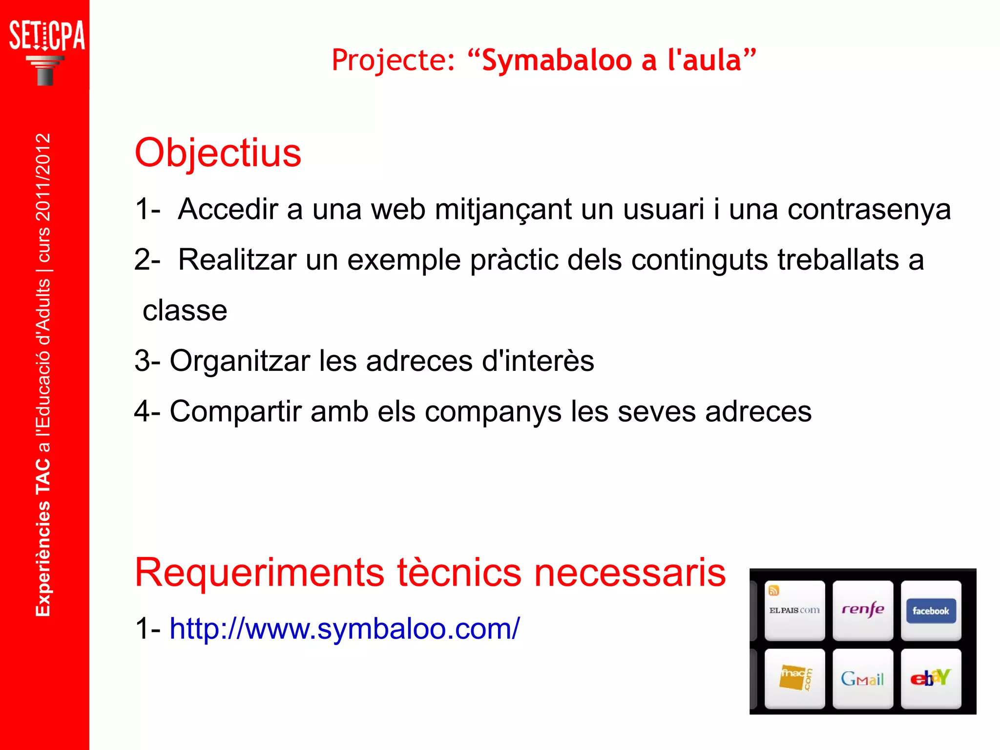 Symbaloo a l'aula | ODP