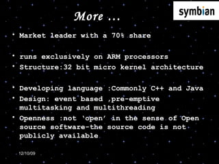 Symbian OS | PPT