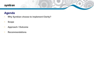 Symbian Case Study | PPT | Computer Software and Applications | Computing