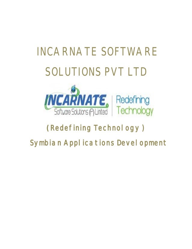 Symbian applications development Symbian applications development