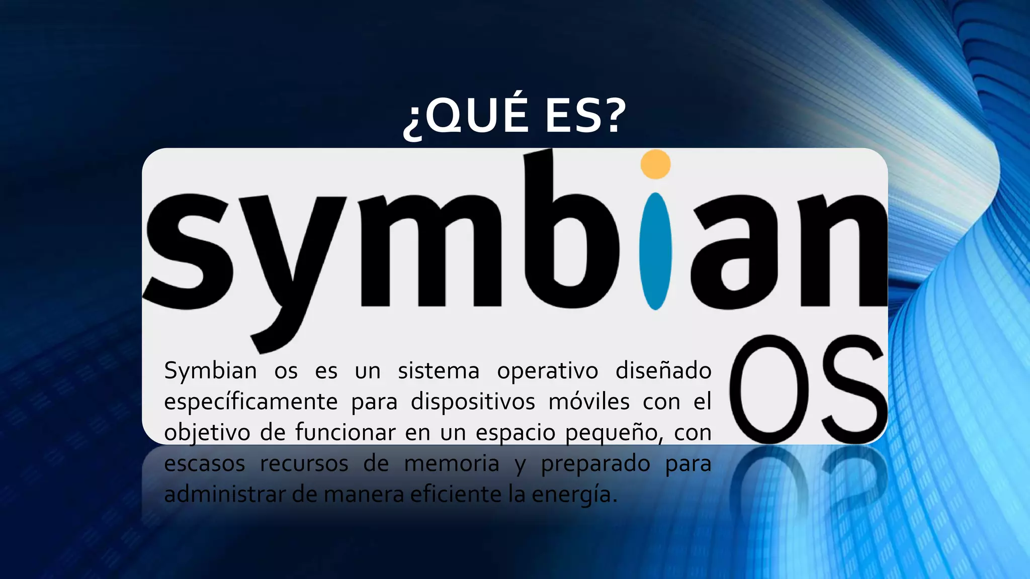 Sistema operativo Symbian | PPT