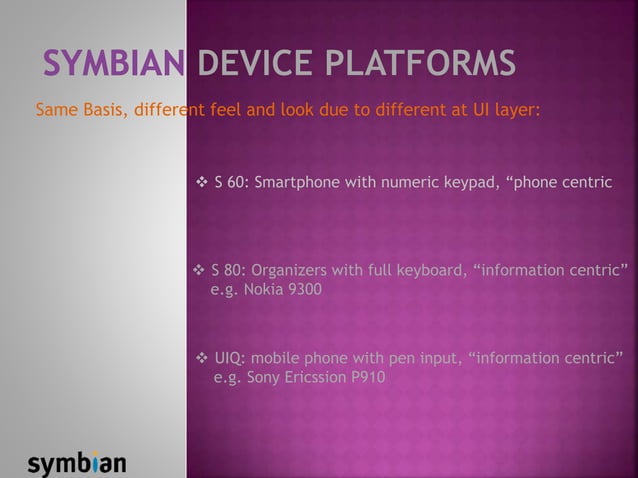 SYMBIAN MOBILE OPERATING SYSTEM.pptx
