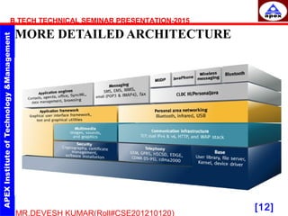 Symbian mobile operating system ppt | PPT