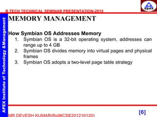 Symbian mobile operating system ppt | PPT