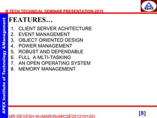 Symbian mobile operating system ppt | PPT