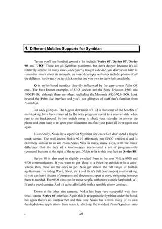 Symbian mobile operating system seminar report | DOC