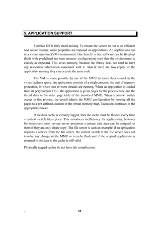 Symbian mobile operating system seminar report | DOC