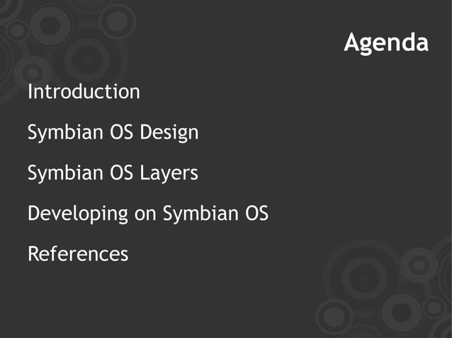Introduction to Symbian OS | PPT
